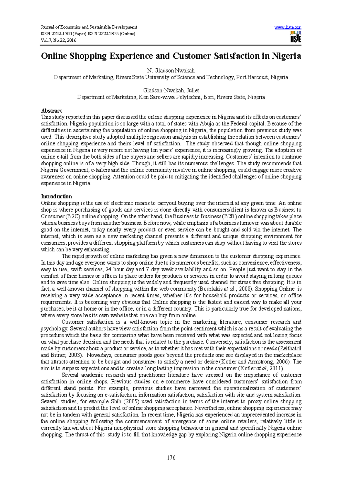 234647719 - Pogiko - ISSN 2222-1700 (Paper) ISSN 2222-2855 (Online) Vol ...