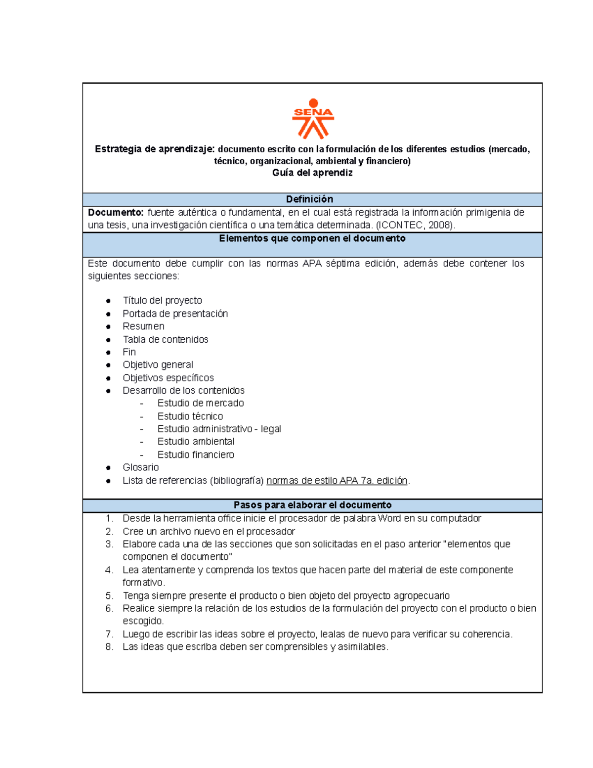 anexos de informes proyectos agropecuarios - Estrategia de aprendizaje ...