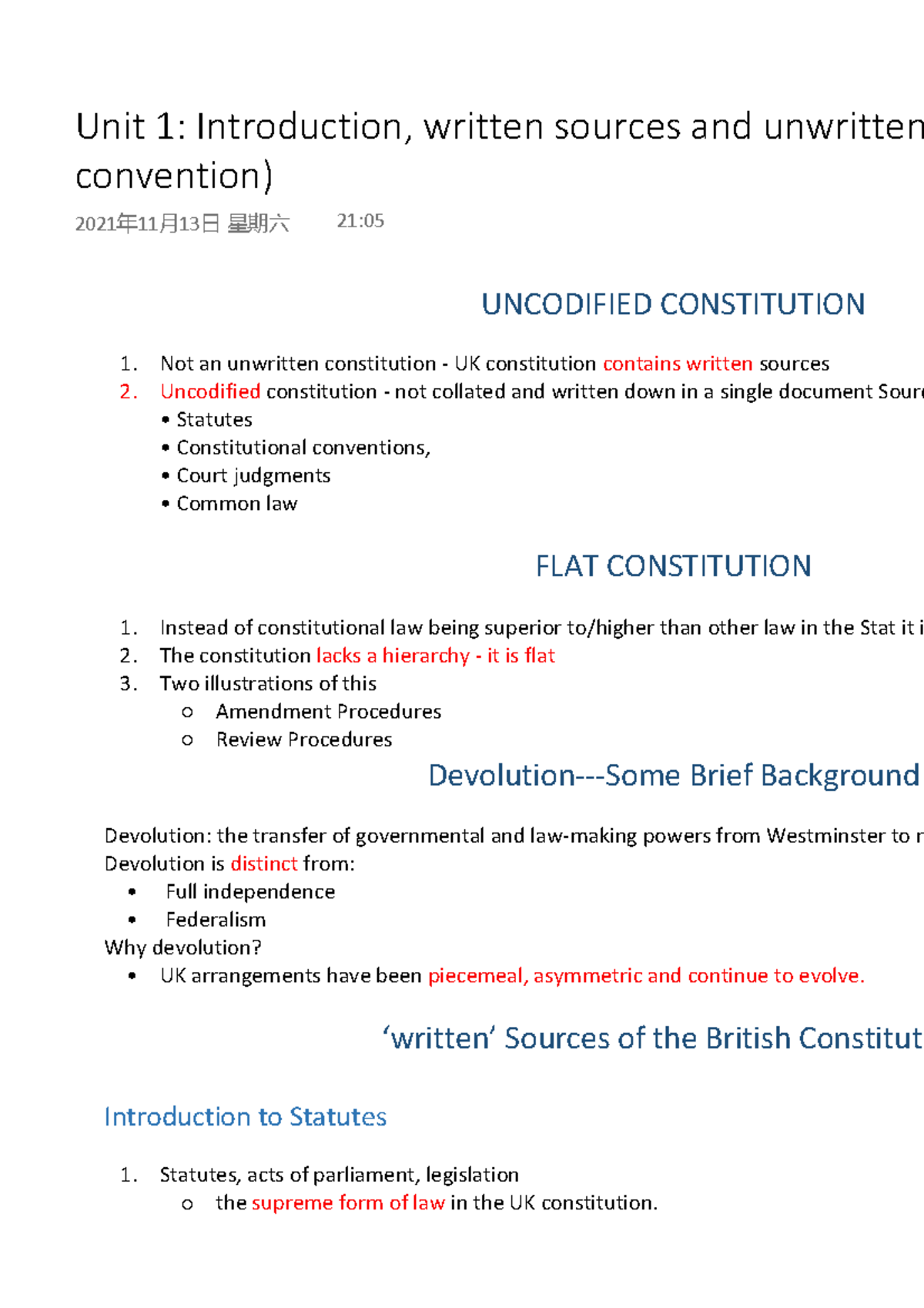 Unit 1 Introduction, written sources and unwritten sources (prero ...