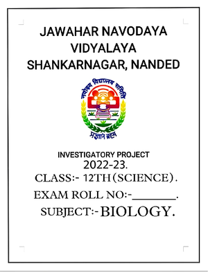 Chemistry investigatory project - CHEMISTRY INVESTIGATORY PROJECT TOPIC ...