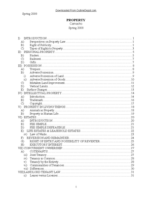 Community Property - Outline - V. Gabriela Centeno Community Property ...