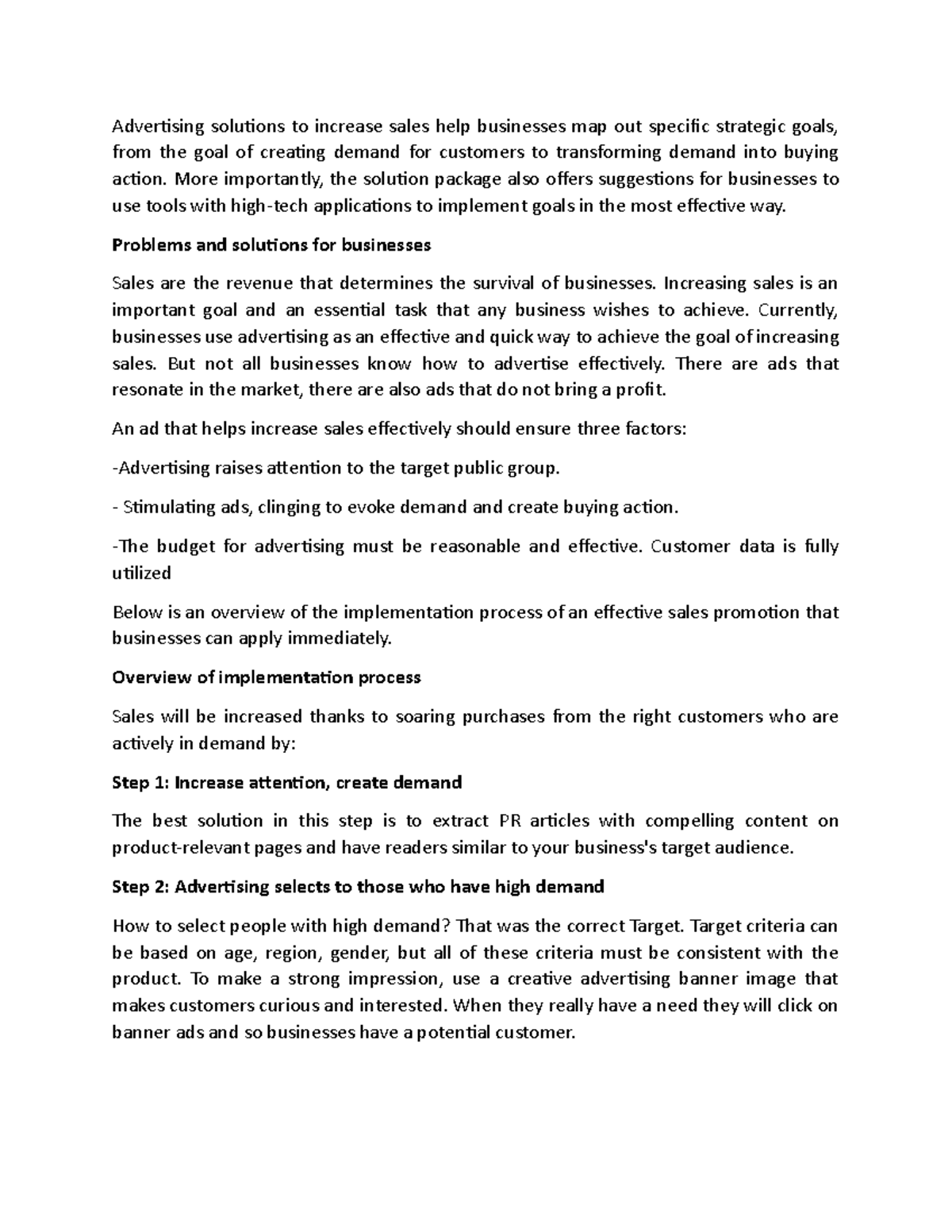 Effective Advertising Solution - Advertising solutions to increase ...