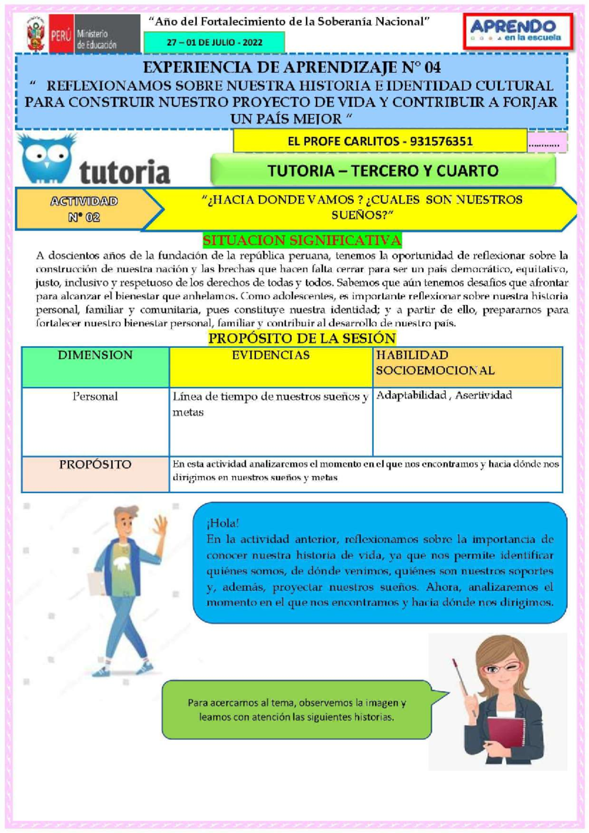 Tutoria 3°y4° actv.02 - EDA 4 - archivos Joseph Ponce - salud ambiental - Studocu
