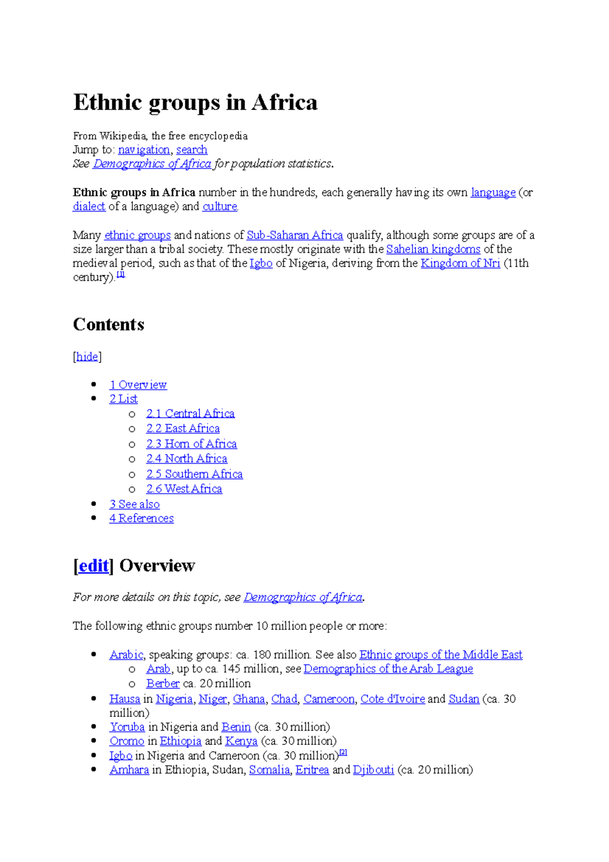 Ethnic groups in Africa - Ethnic groups in Africa number in the ...