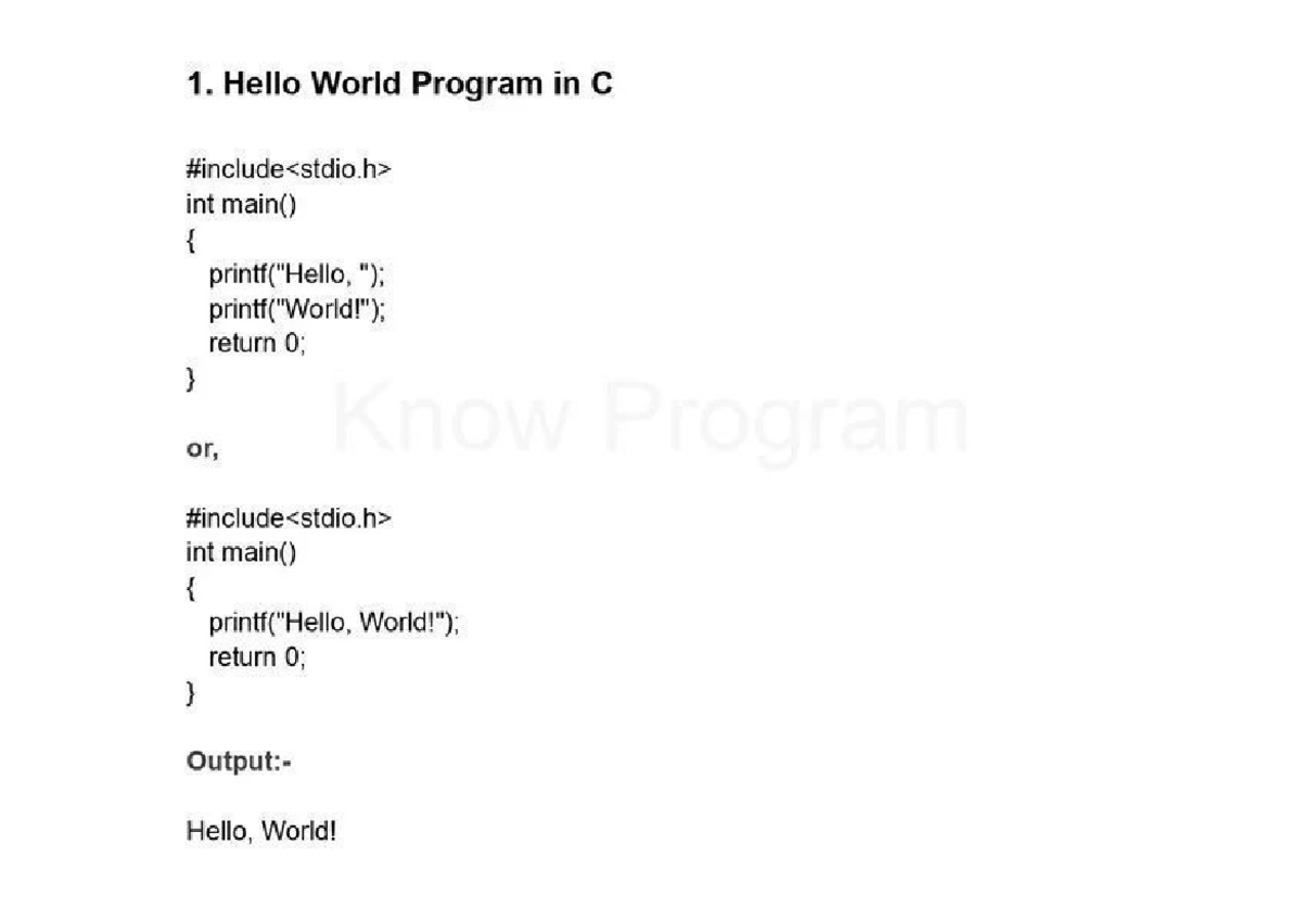 Programming practice - Examination point of view - Computer science engineering - Studocu