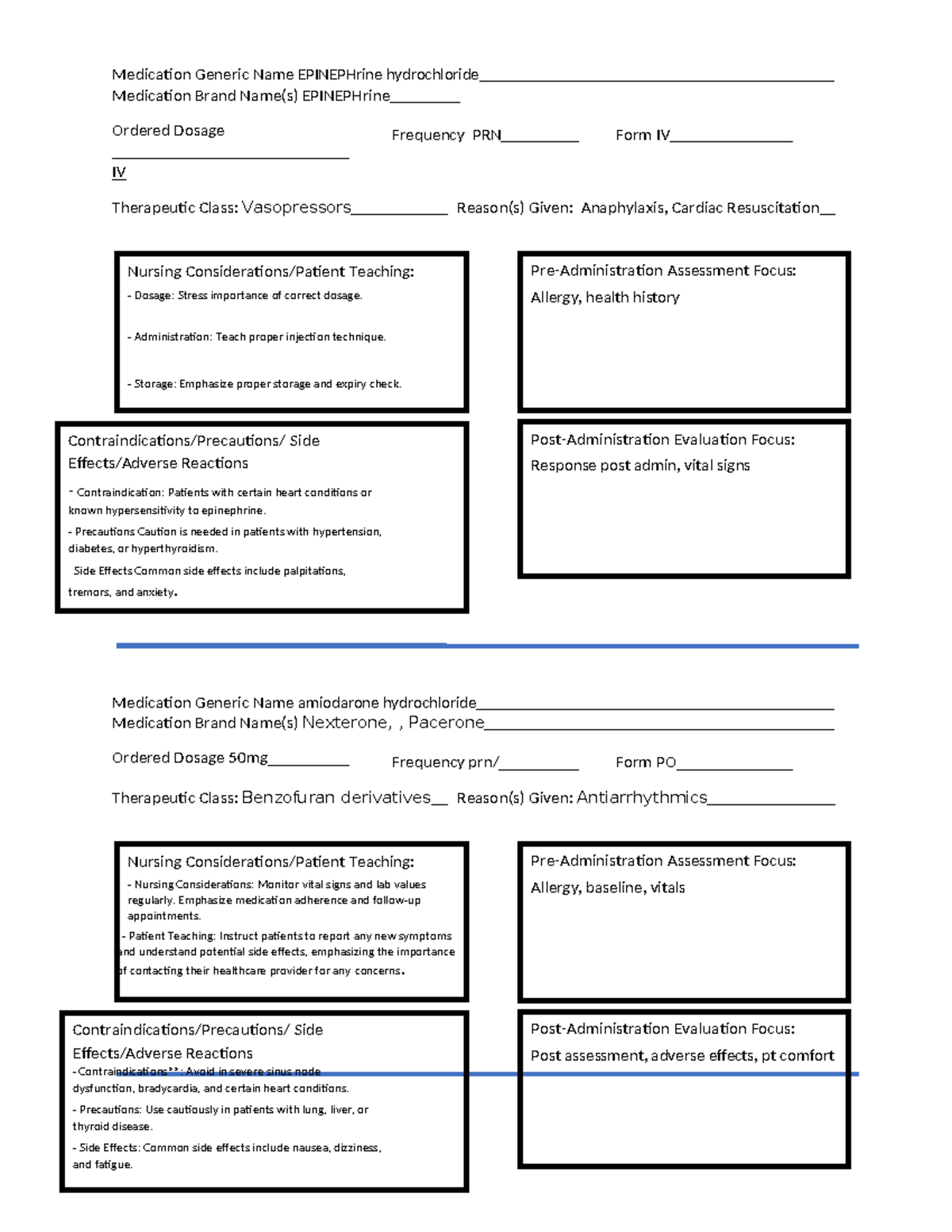 Med card carl - Medication Generic Name EPINEPHrine hydrochloride ...