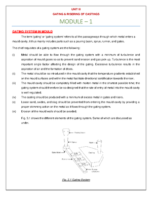 ICT(U5) - Industrial Casting Technology Lecture Notes - UNIT V CLEANING ...