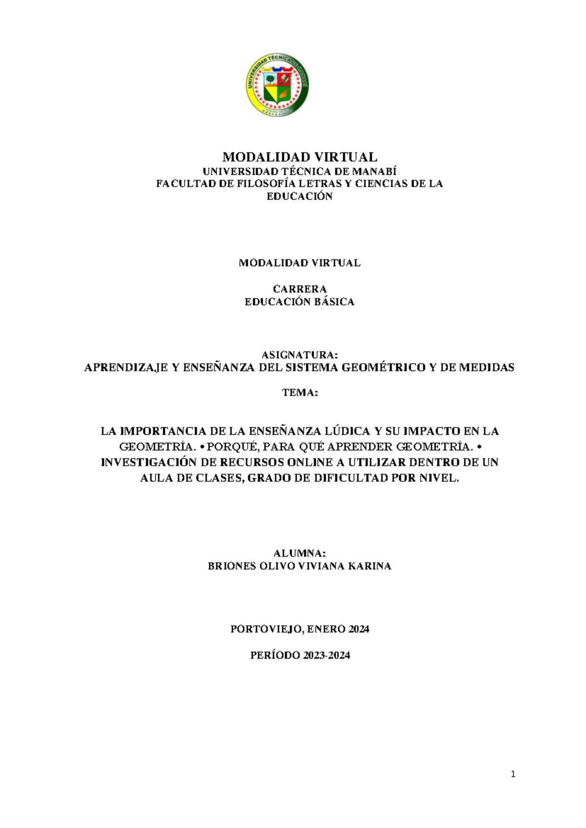 11 La importancia de la enseñanza lúdica y su impacto en la geometría ...