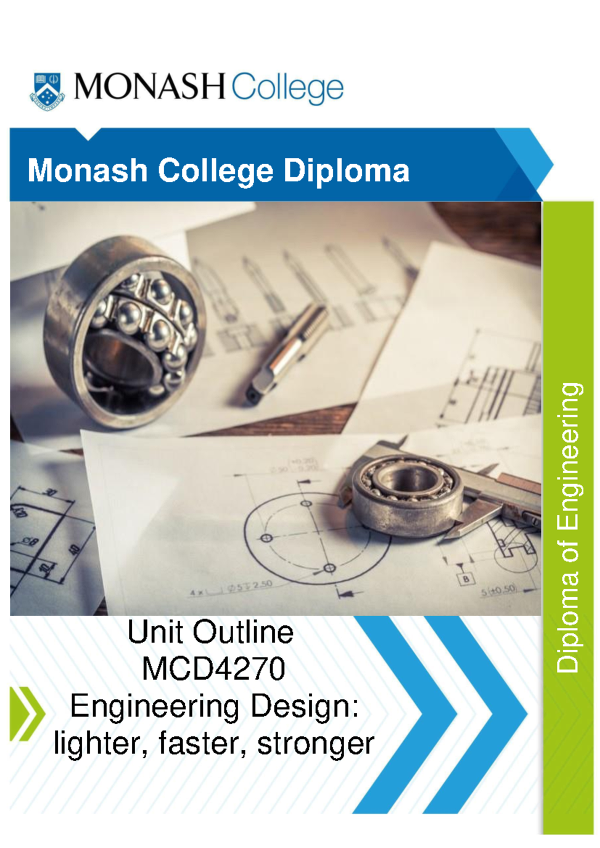 MCD4270 Unit Outline T1 2021 - Monash College Diploma Unit Outline MCD ...