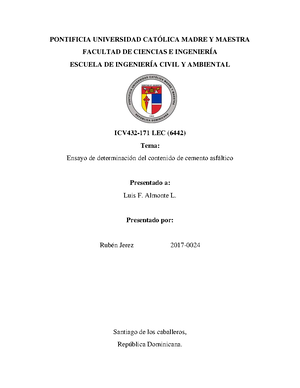[Solved] como seleccionamos la muestra para un cbr segun el ASTM 1883 ...