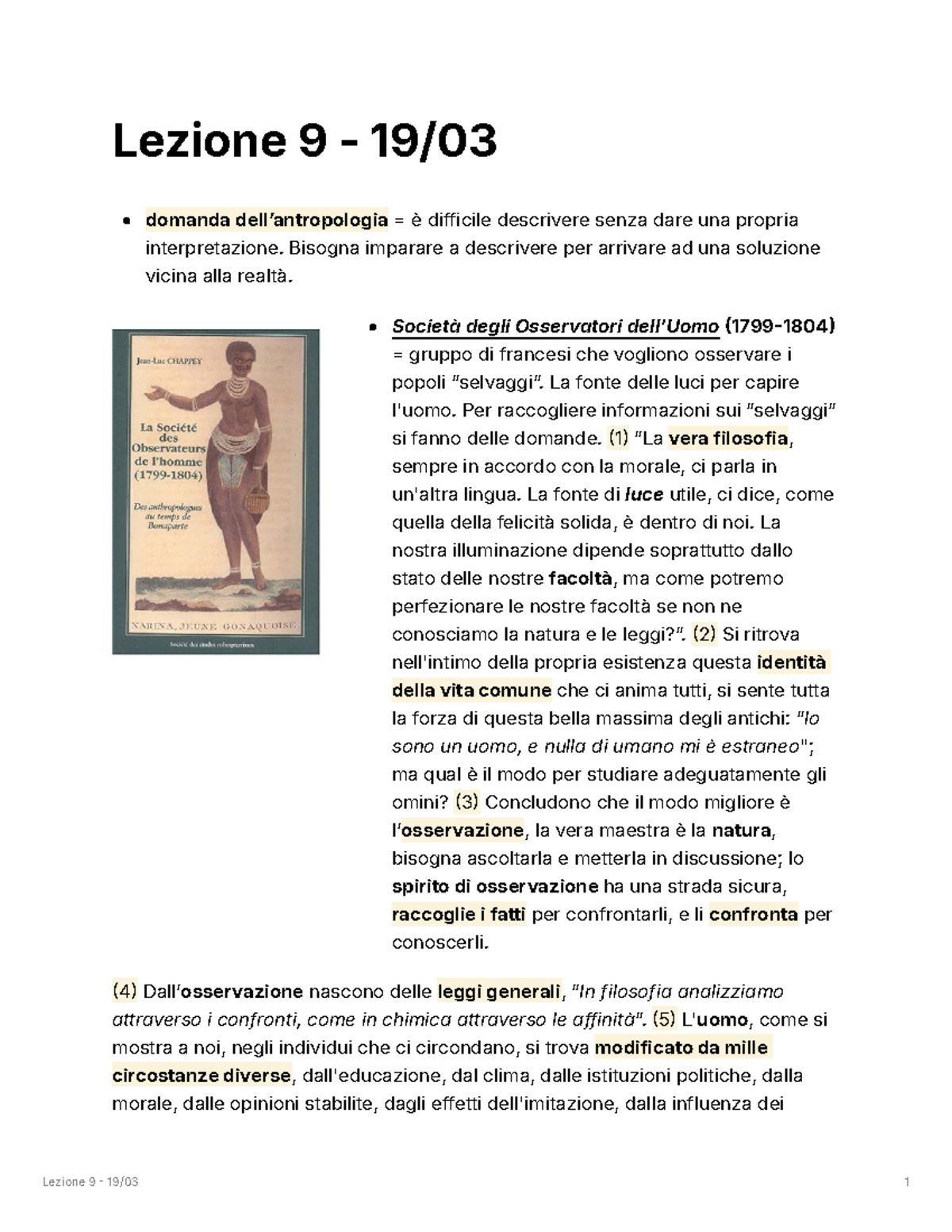 Lezione 9 - Antropologia Culturale (L'evoluzionismo) - Lezione 9 - 19 ...