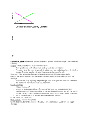 Econ Midterm 1 Cheat Sheet - ECO 157 - MIDTERM 1 CHEAT SHEET Ch 1: 10 ...