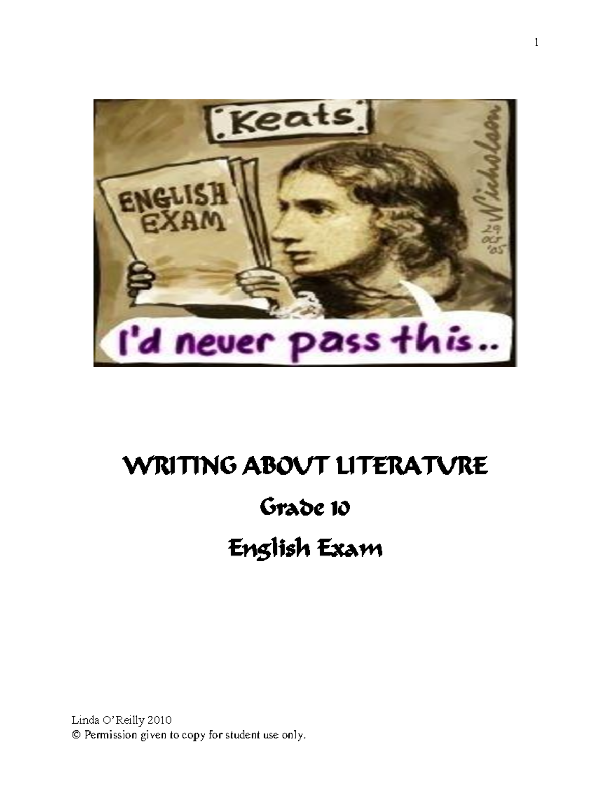 Writing about literature grade 10 english exam Compress Linda writing-about-literature-grade-10-english-exam-compress-linda