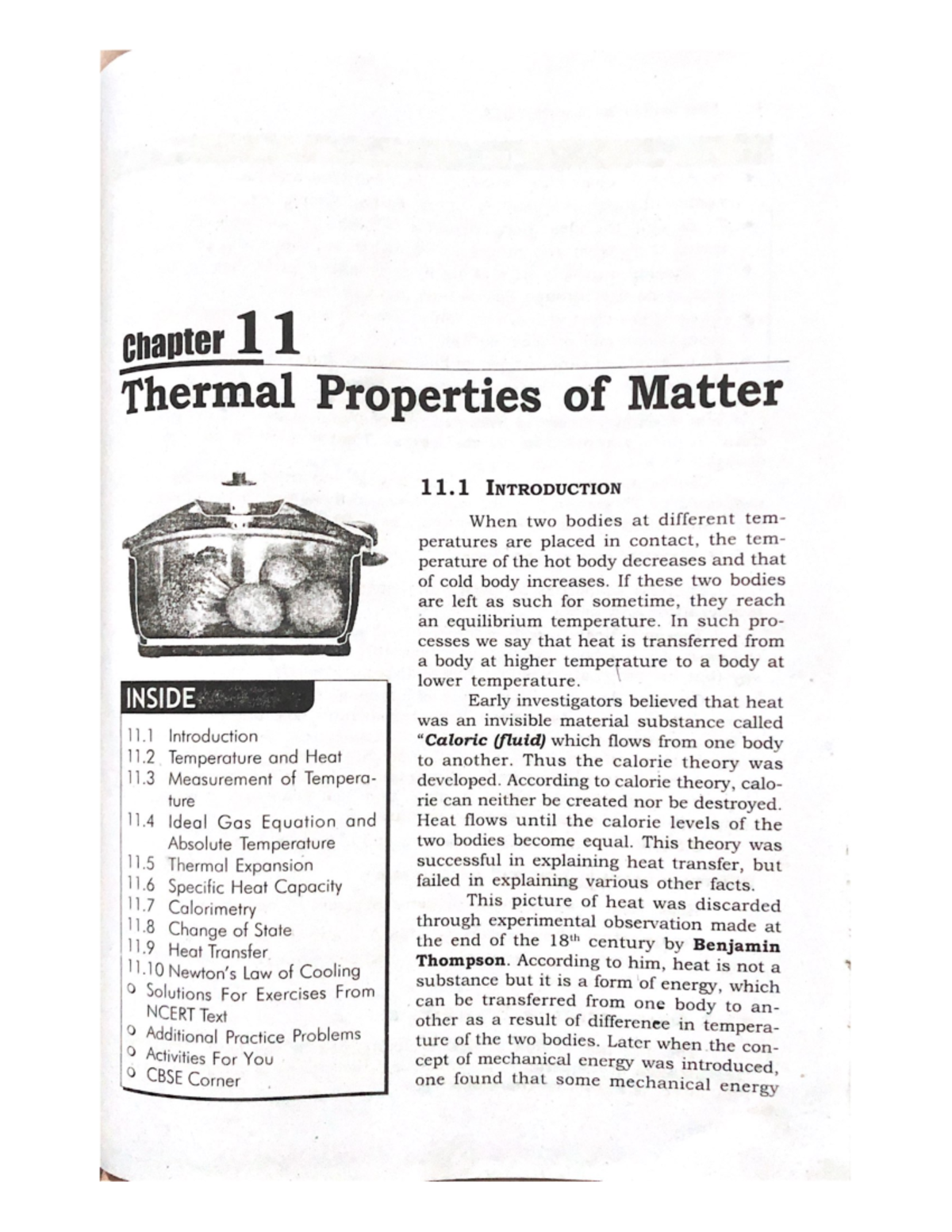 Thermal properties of matter - Plus two science - Studocu