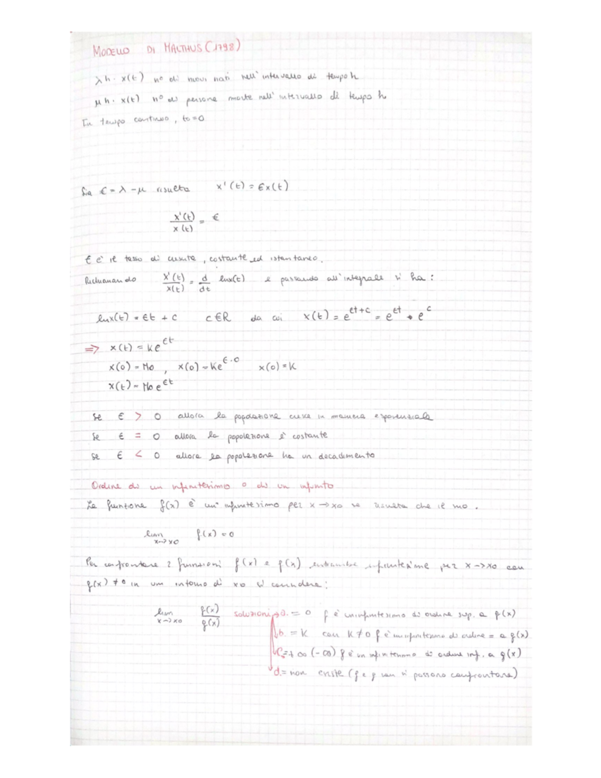 Matematica 2 parte 1 matematica - Matematica II - Studocu