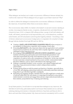 ELM 210 Topic 4 DQ 1 - course work - Topic 4 DQ 1 How can you ensure ...