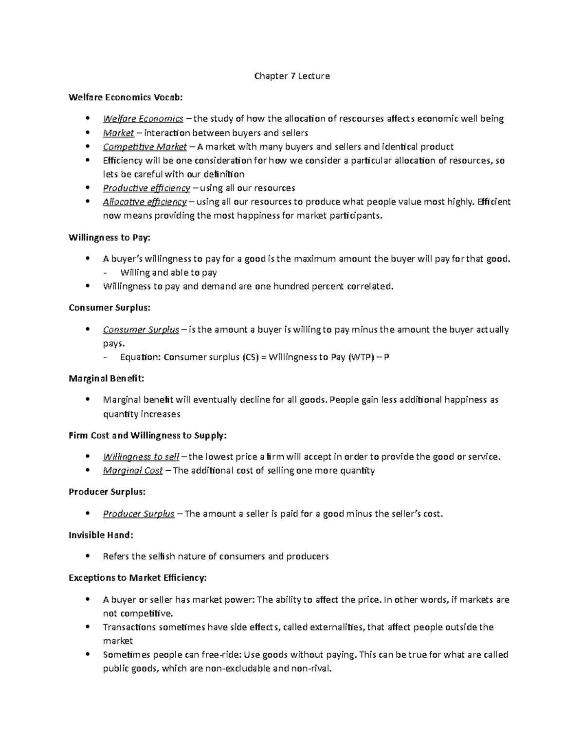Chapter 7 Lecture Notes - ECO 232 - SFA - Studocu