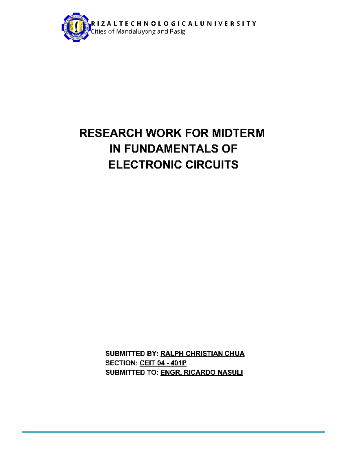 Research-WORK-FOR- Midterm-CHUA - Cities of Mandaluyong and Pasig RESEARCH WORK FOR MIDTERM IN ...