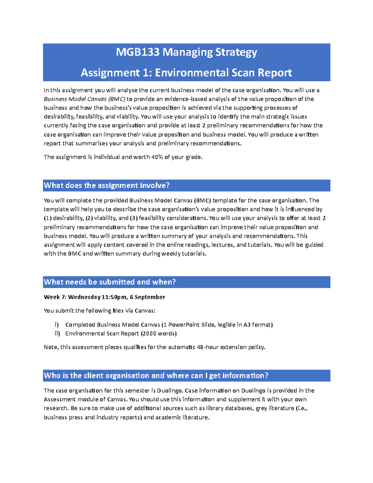 MGB133 - Sem 2 23 - A1 - Environmental Scan - Task Instructions ...