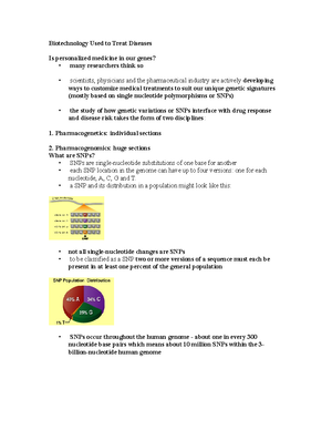 Introduction Notes - What is biotechnology : bio the use of biological ...