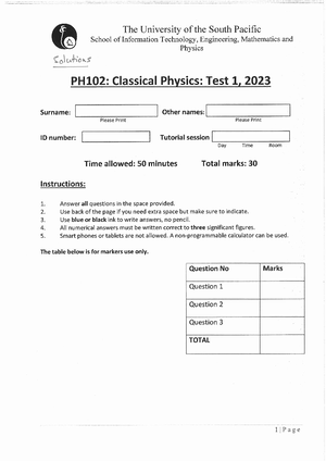PH102_LAB Report 3_Classical Physics - LAB REPORT 3 EXPERIMENT 10 ...