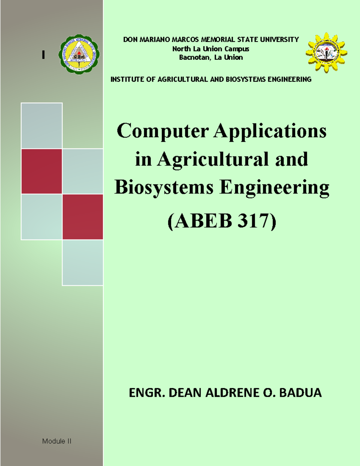 Module ABE 317 Comp Version 3 - Module II DON MARIANO MARCOS MEMORIAL ...