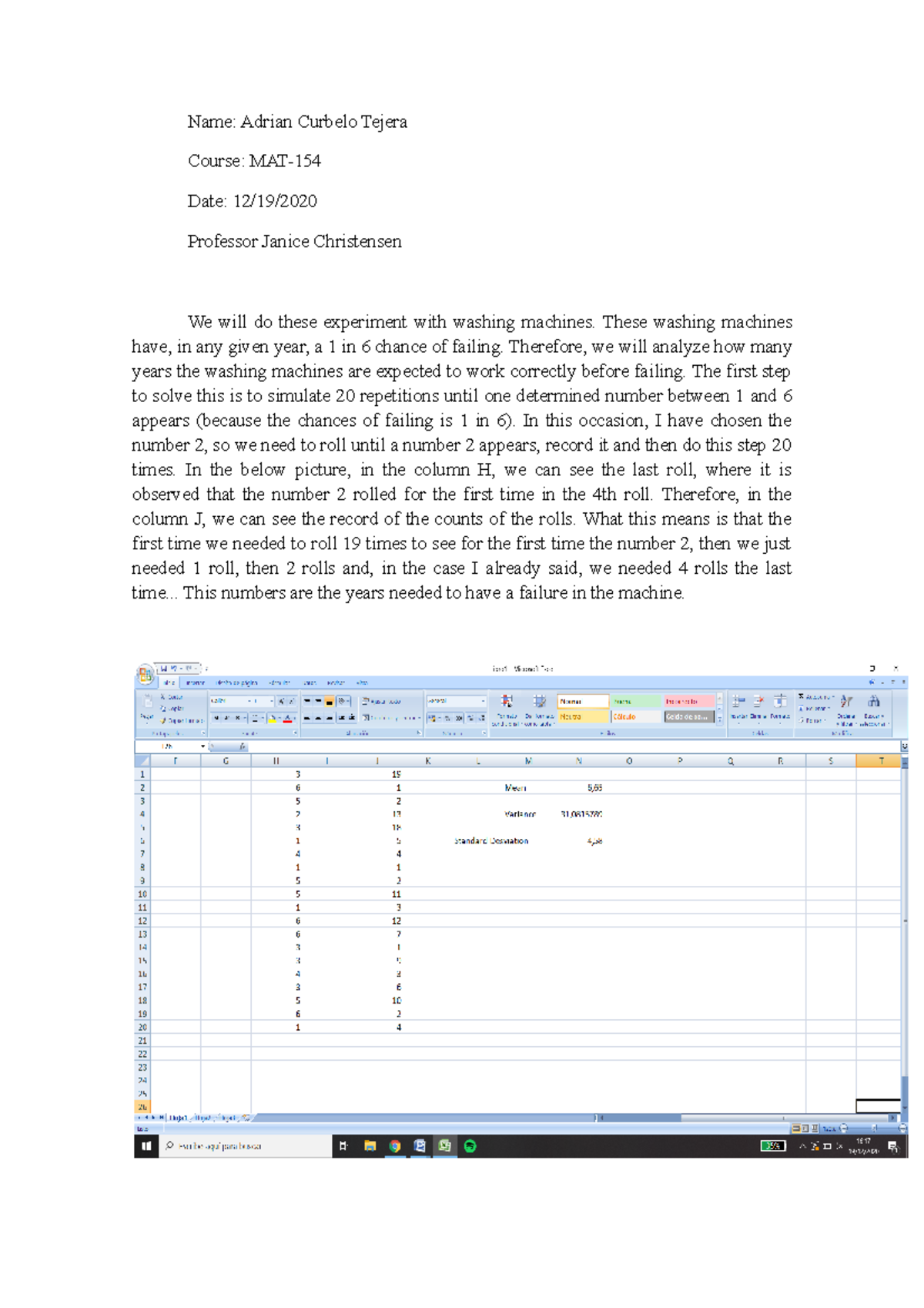 Mat-154 - Only assignment of mat-154 - Name: Adrian Curbelo Tejera ...