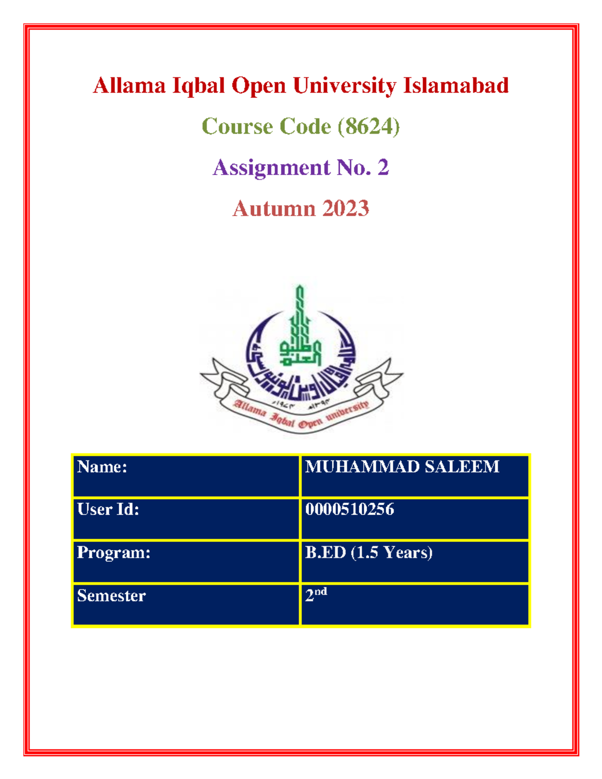 8624 Assignment 2 For More Information Contact Us 03029513161