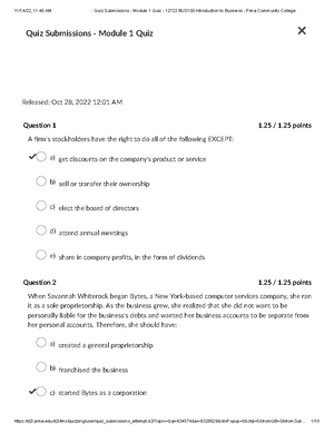 Quiz Submissions - Module 2 Quiz BUS 100 - Quiz Submissions - Module 2 ...