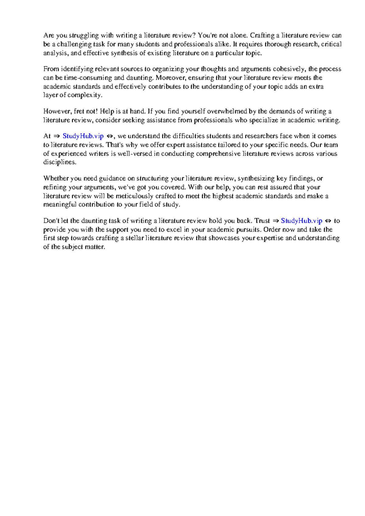 1 Page Literature Review Example - Are you struggling with writing a ...