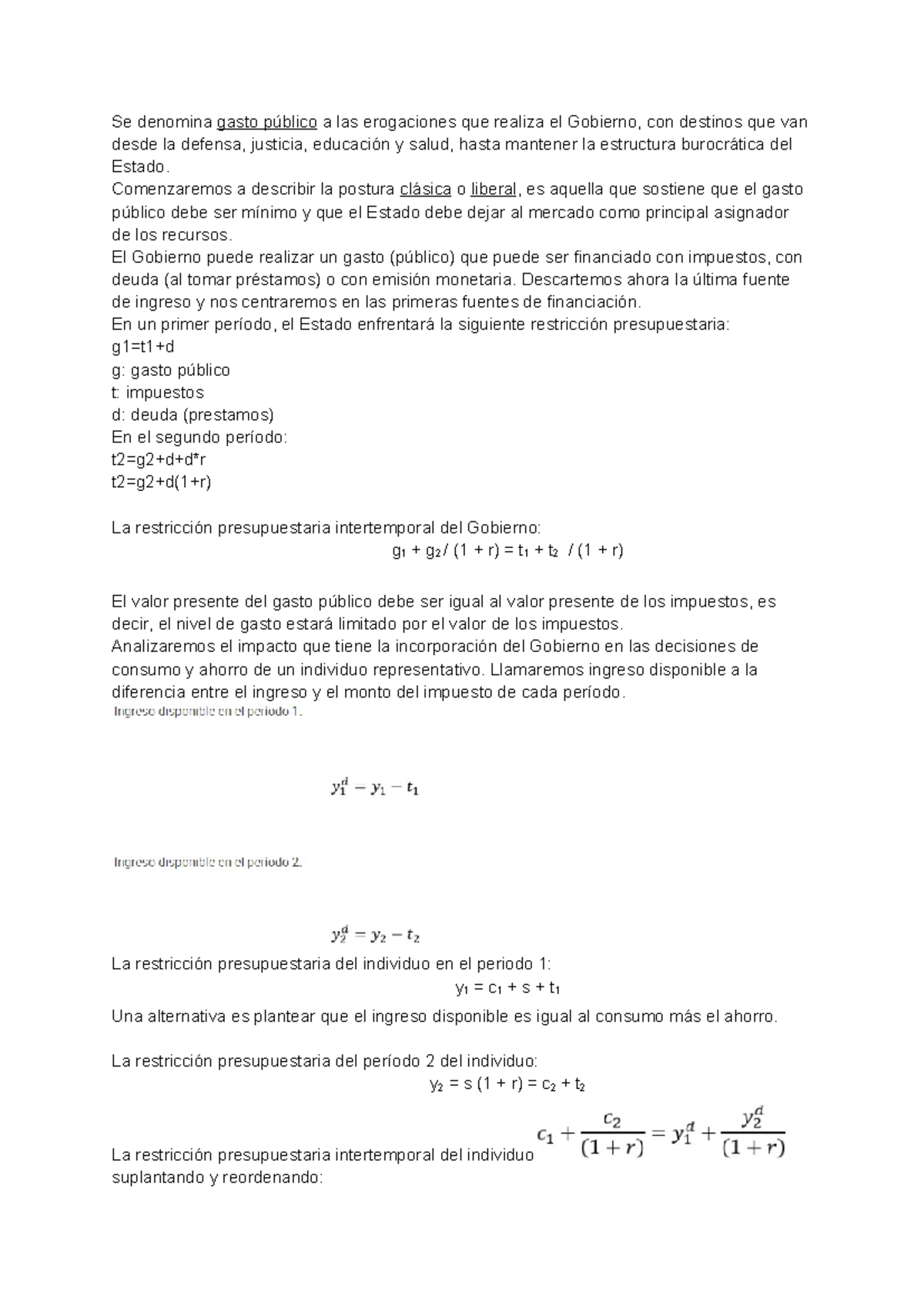 Economía II-Módulo 3 y 4 - Se denomina gasto público a las erogaciones ...