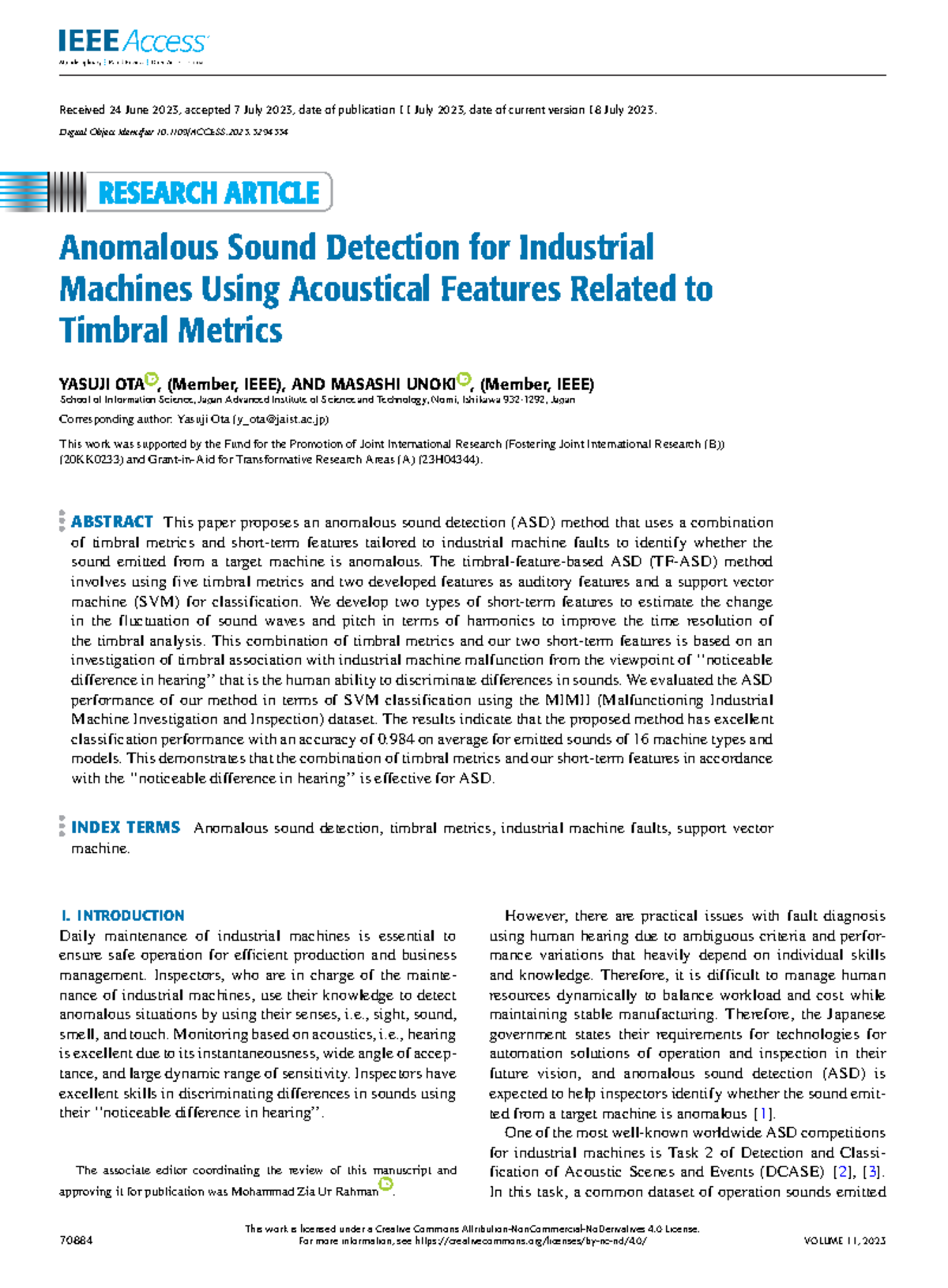 23 Ai Anomalous Sound Detection For Industrial Machines Using