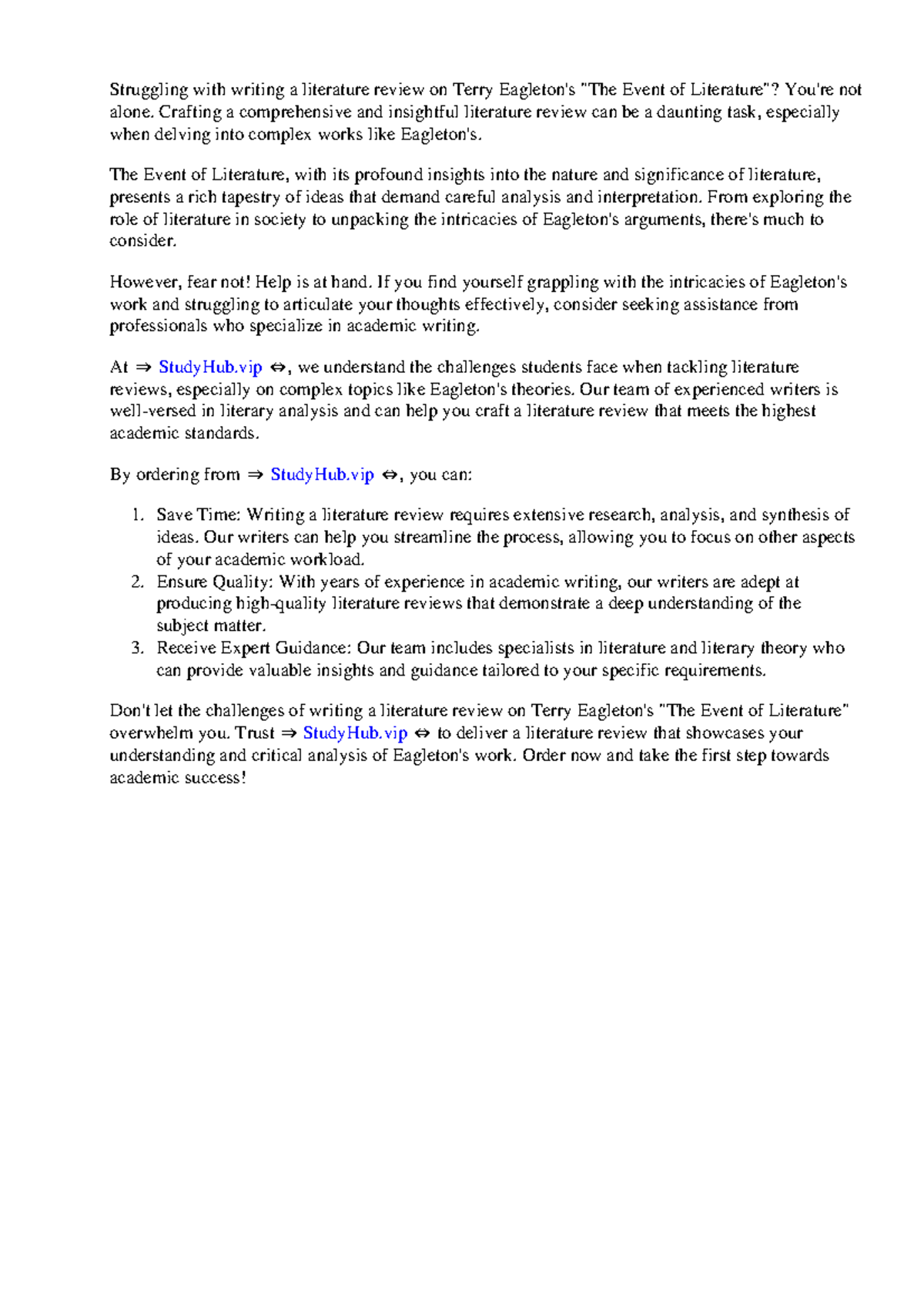 Terry Eagleton The Event Of Literature Review - Struggling with writing ...
