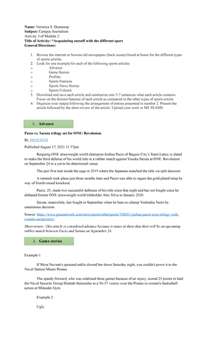 Physical Science Quarter 2 Module 1 Ancient Astronomy - OUR LADY OF ...