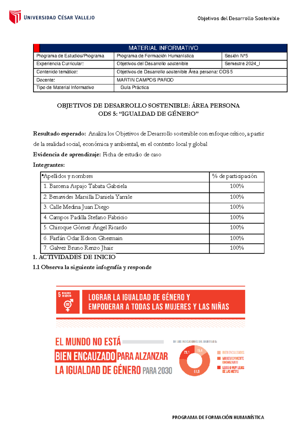Guía práctica N° 05 ODS 2024-1-1 - MATERIAL INFORMATIVO Programa de ...