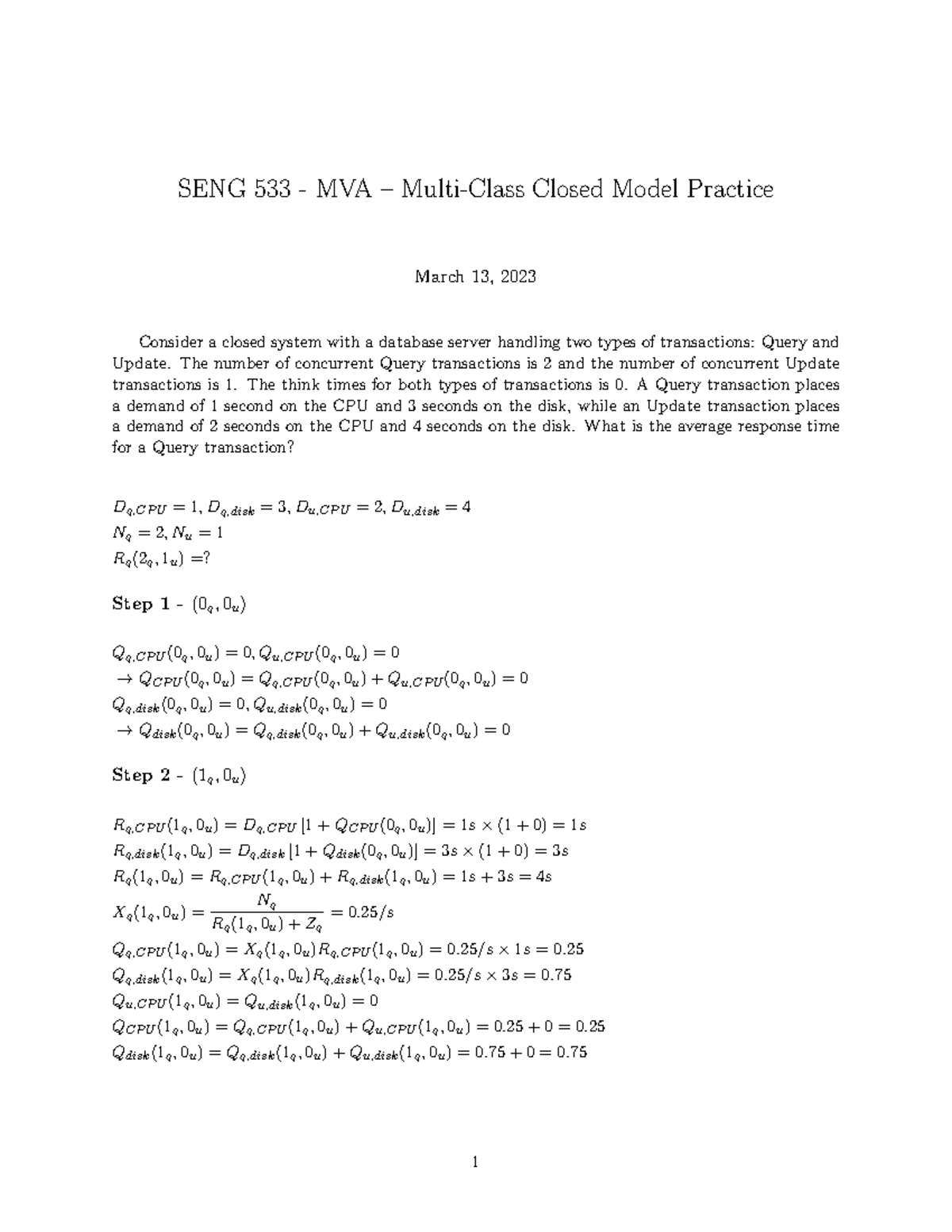 MVA Multi Class Closed Model 20230314 - SENG 533 - MVA – Multi-Class ...