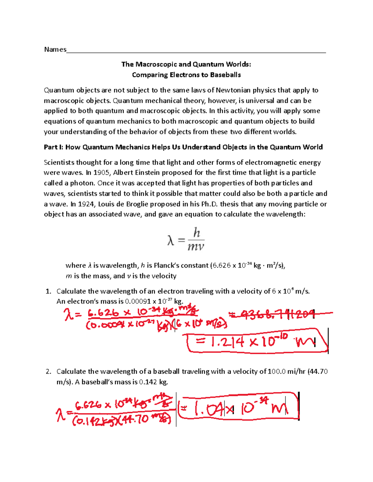 2022-09-29 The Macroscopic and Quantum Worlds - - Studocu