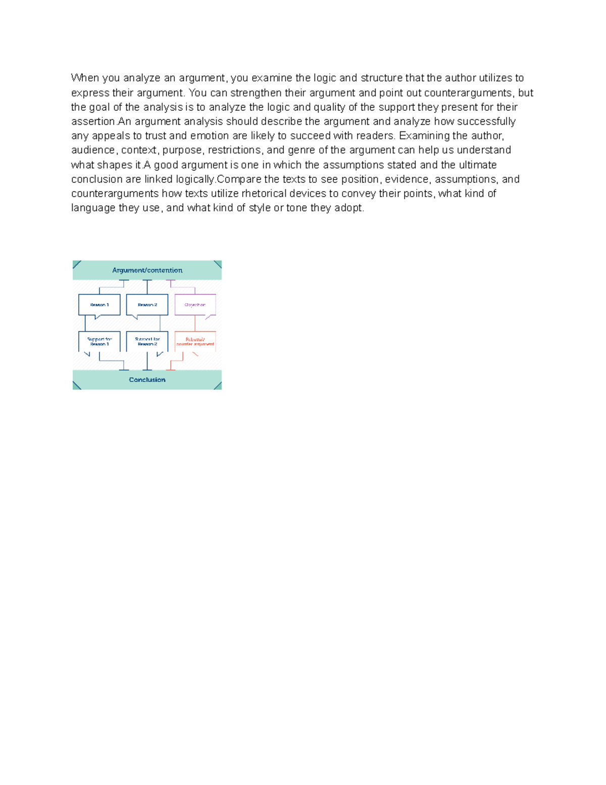 Anylyzing an argument - yoo - When you analyze an argument, you examine ...