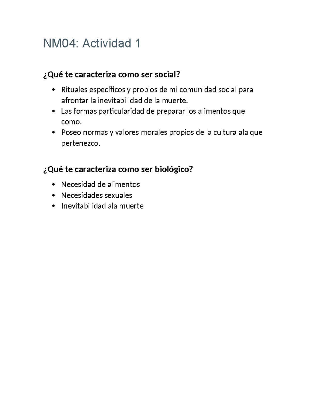 NM041 - EJERCICIO 1 - el hombre y su entorno - NM04: Actividad 1 ¿Qué ...