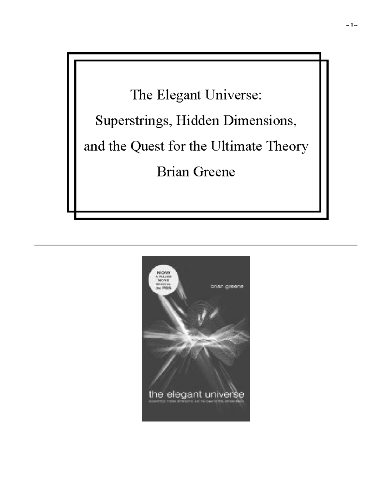 The Elegant Universe ( PDFDrive ) - The Elegant Universe: Superstrings ...
