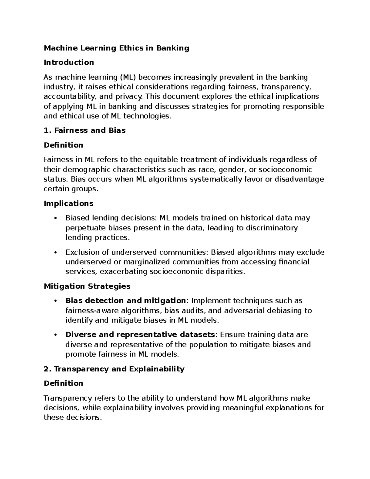 Machine Learning Ethics in Banking - Machine Learning Ethics in Banking ...