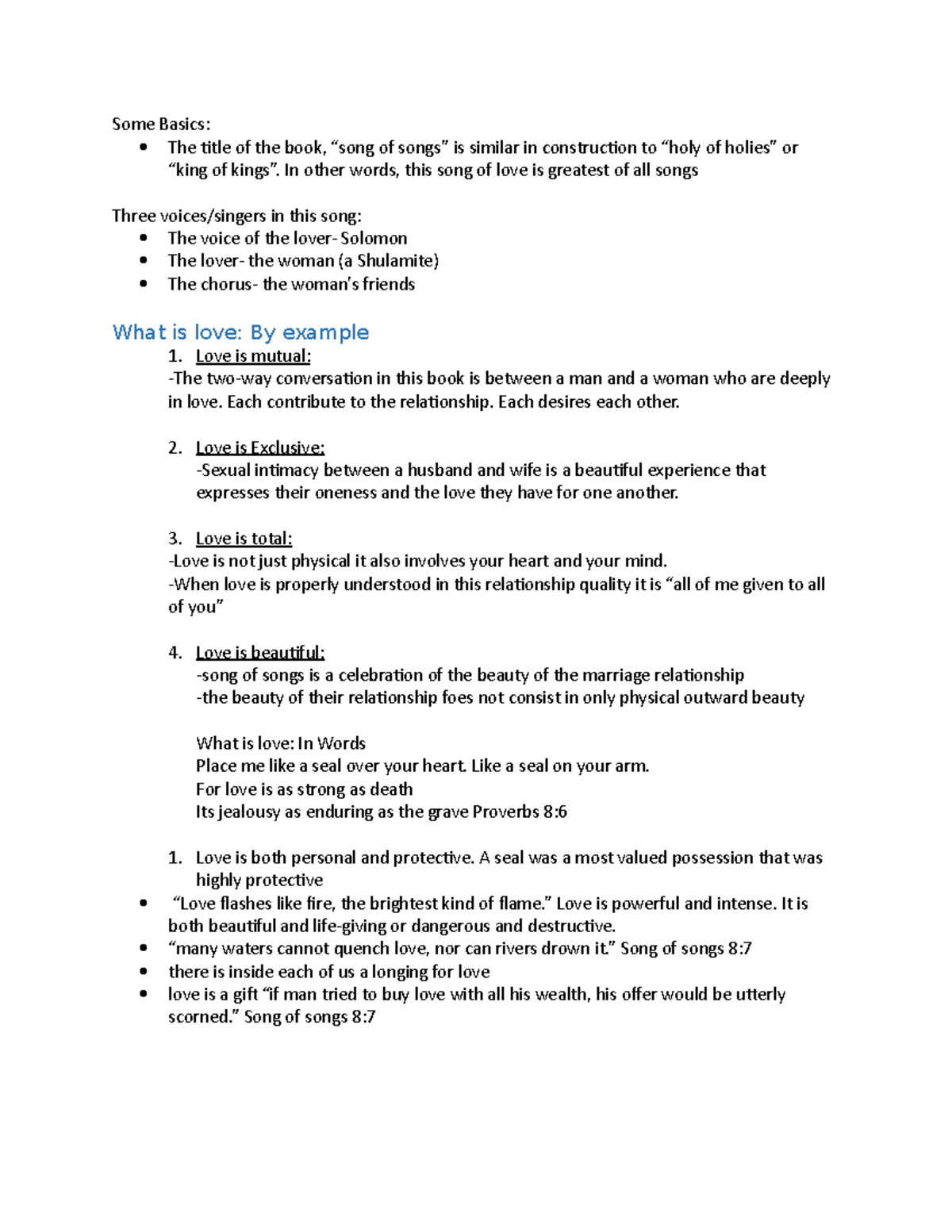 Song of Songs - Some Basics: The title of the book, of is similar in ...