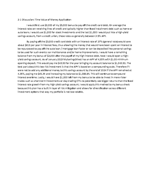 FIN 450 Project Two Milestones One and Two Profiles - FIN 450 Project ...