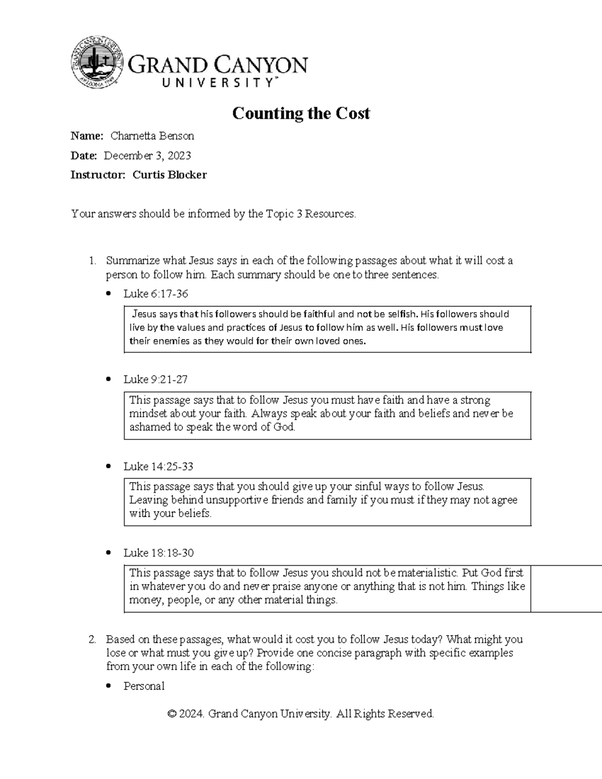CWV-316-RS-T3Counting The Cost - Counting the Cost Name: Charnetta ...
