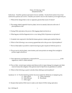 Assignment 3 understanding the cell and it functions - Name ...
