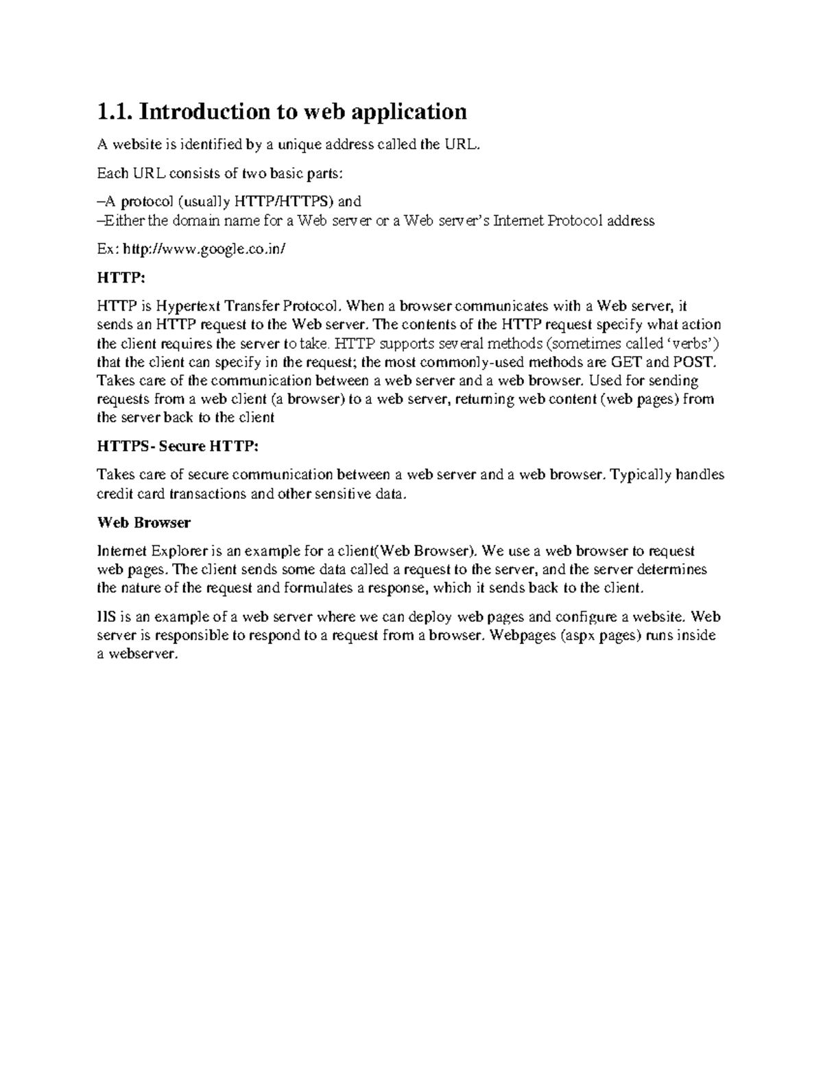 1655129450743 asp.net user interface part4 - 1. Introduction to web ...