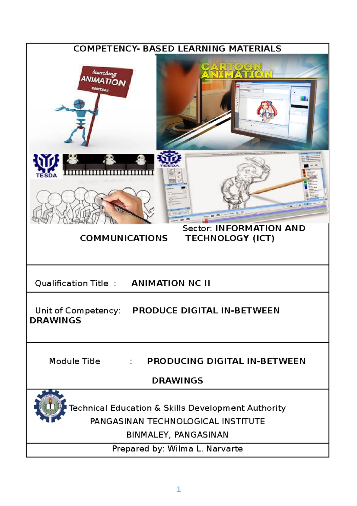 5.1-cblm-front Narvarte, Wilma L - COMPETENCY- BASED LEARNING MATERIALS ...