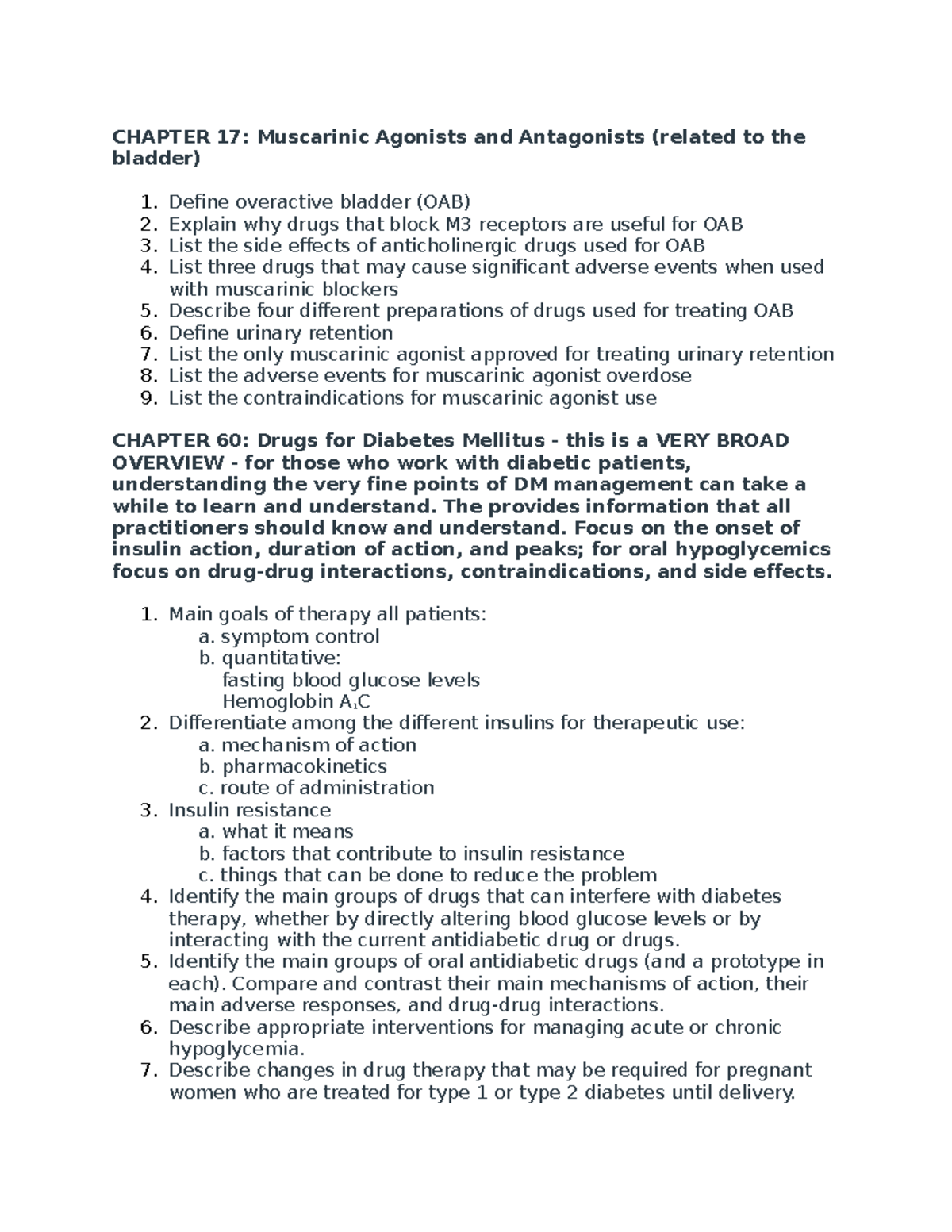 Module 6 - Notes - NUR 613 - UAB - Studocu