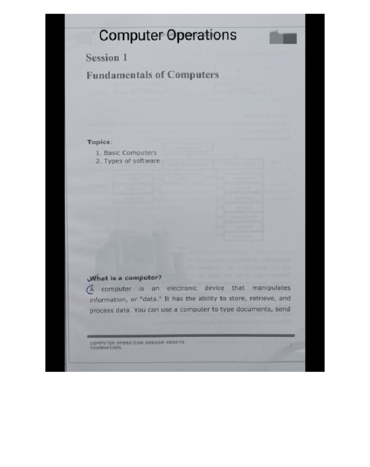 Computer Operation - bachelor of business administration - Studocu