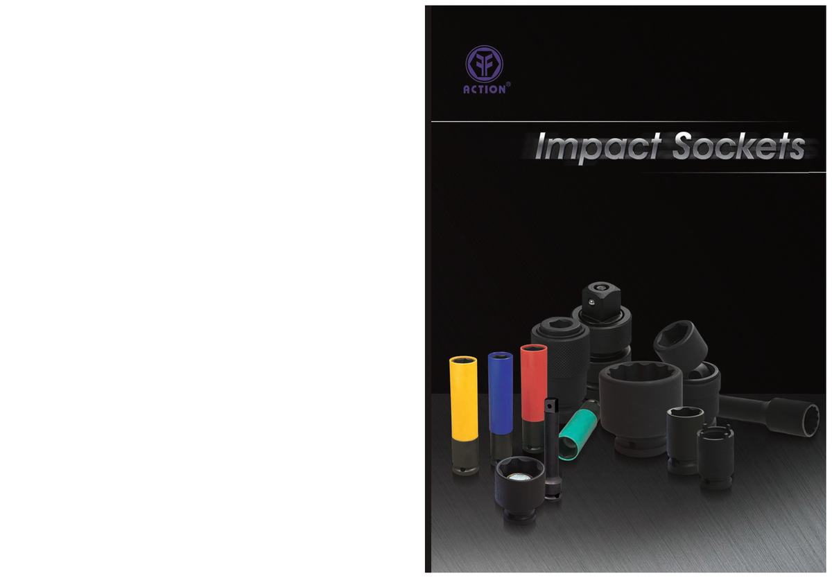 Catalogo impact Action - Contents Impact Sockets 06 3/8" Sq. Dr., 6 ...